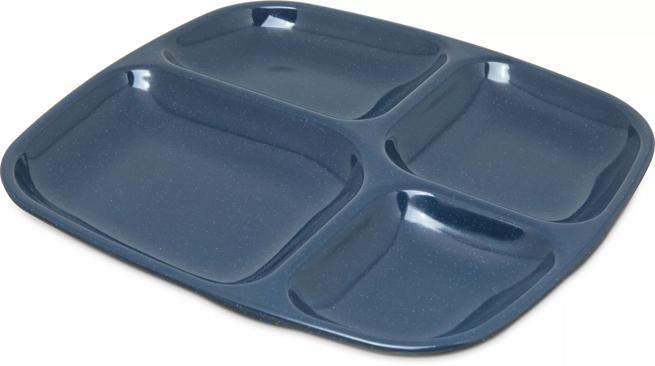 serving tray with compartments