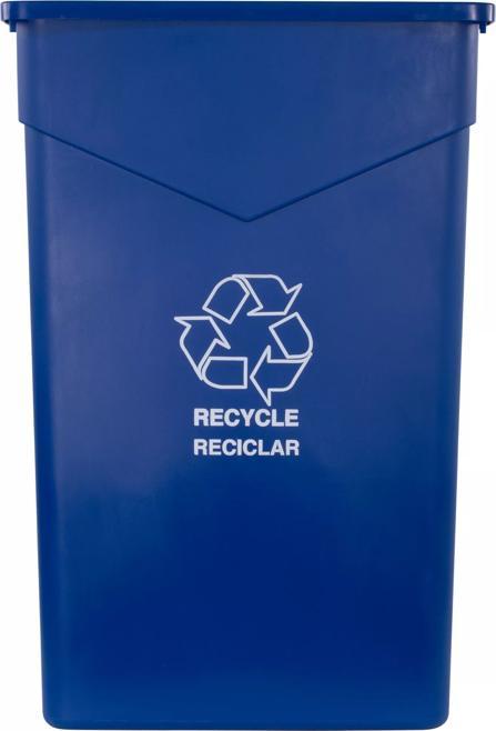rectangle recycling bin